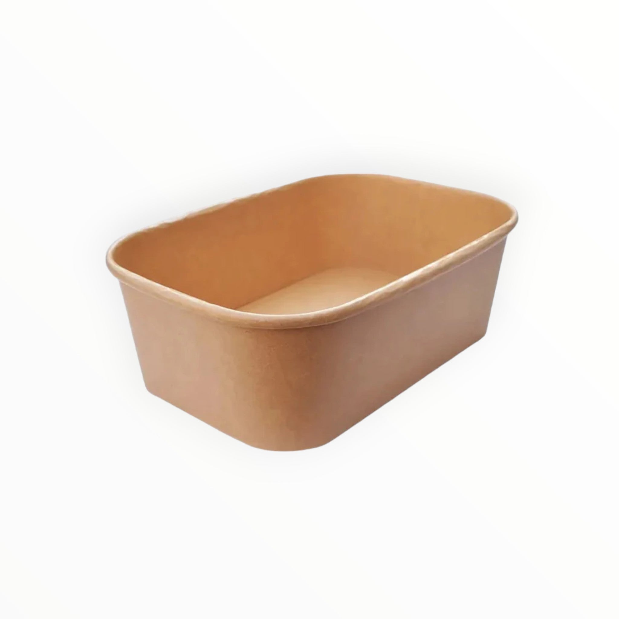 750ml Rectangular Kraft Bowl Base | FreshPack Solutions Ltd