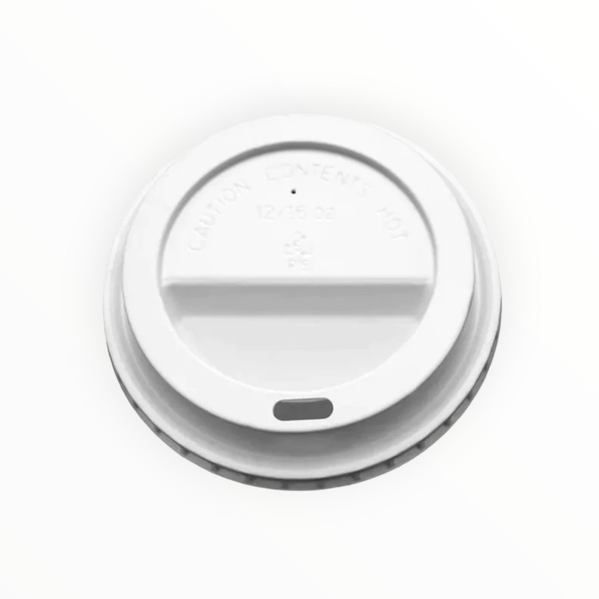 12/16oz Sip Thru White Lids