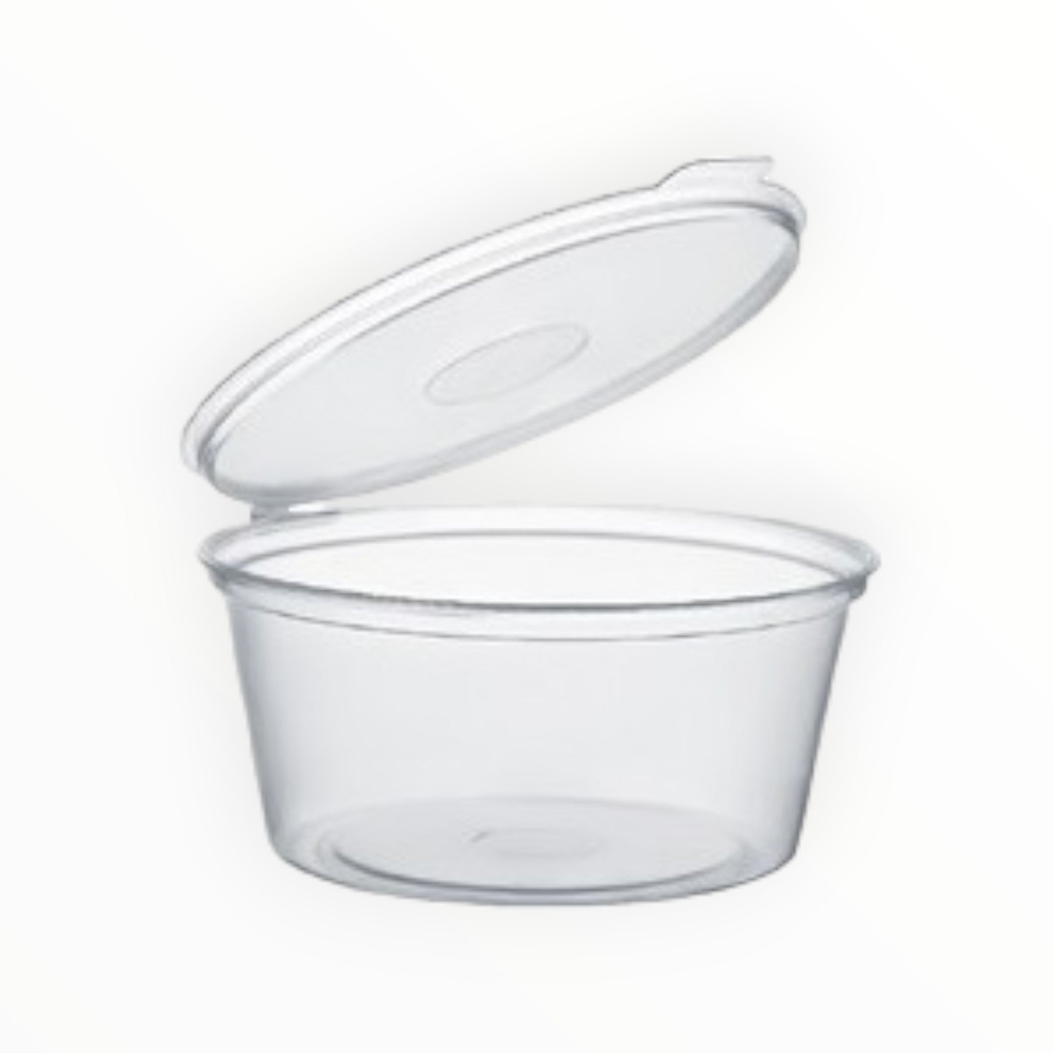 4oz Hinged Round Sauce Pot | FreshPack Solutions Ltd