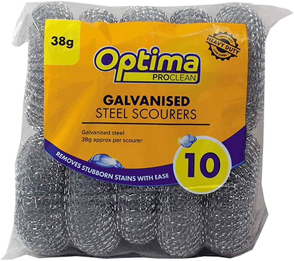 Galvanised Steel Scourer | FreshPack Solutions Ltd