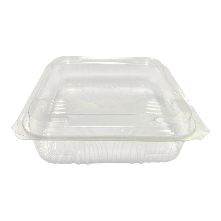 Somoplast [900] 750cc Clear Hinged Domed Square Container